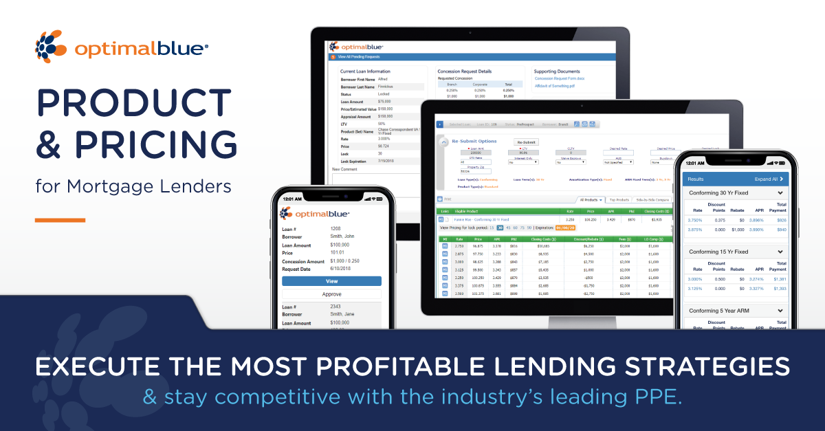 Mortgage PPE for Mortgage Lenders | Optimal Blue